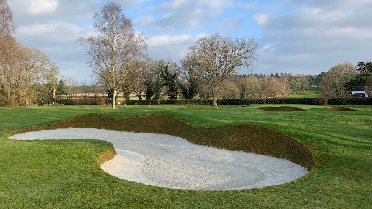 Farnham Golf Club reaches last year of 4 year EcoBunker project